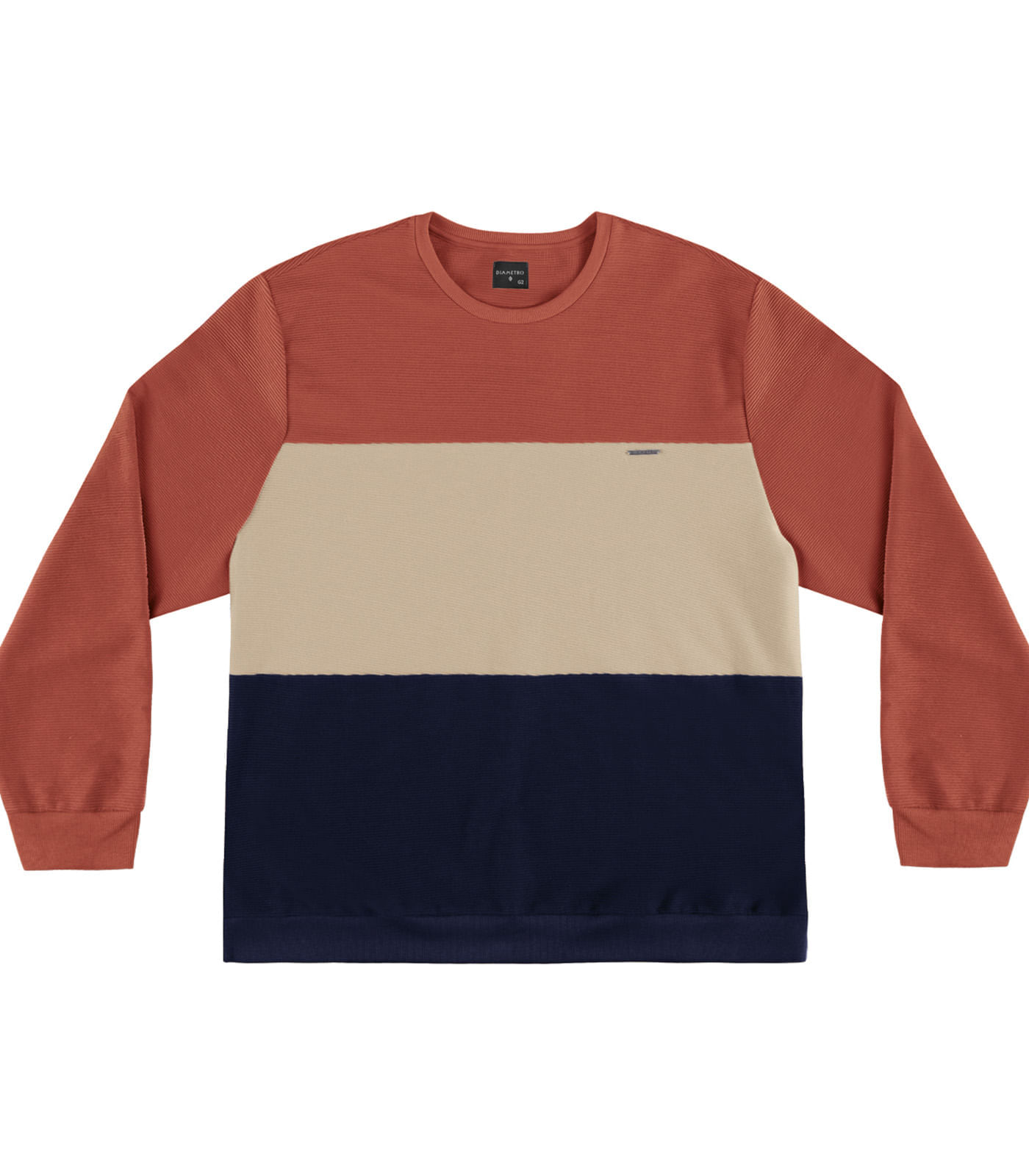 Blusão Masculino Plus Size Diametro Laranja