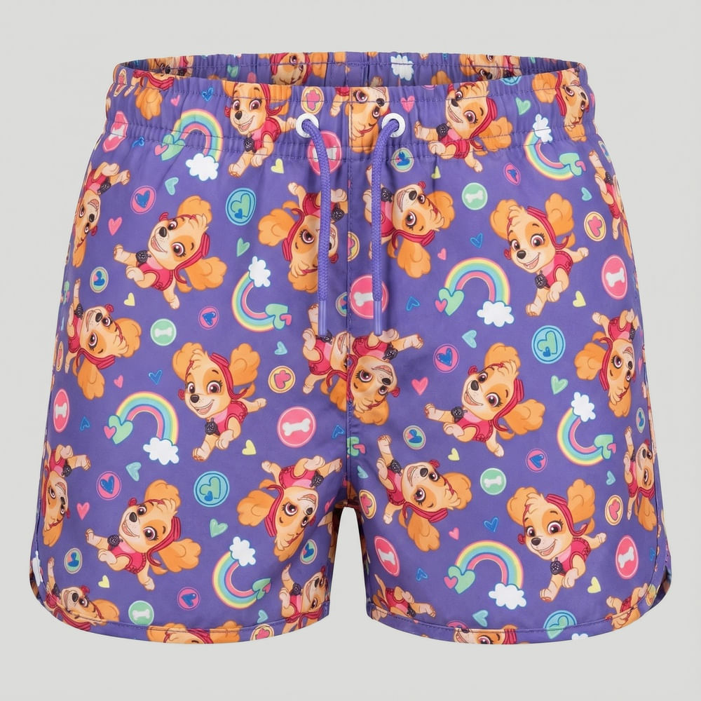 Short Infantil Patrulha Canina Estampado Off White – Viacom