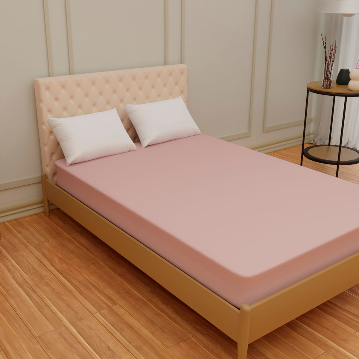 Lençol Queen Algodão 30 Rosa